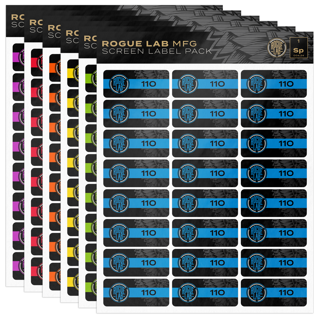 Screen Label Pack – Rogue Lab