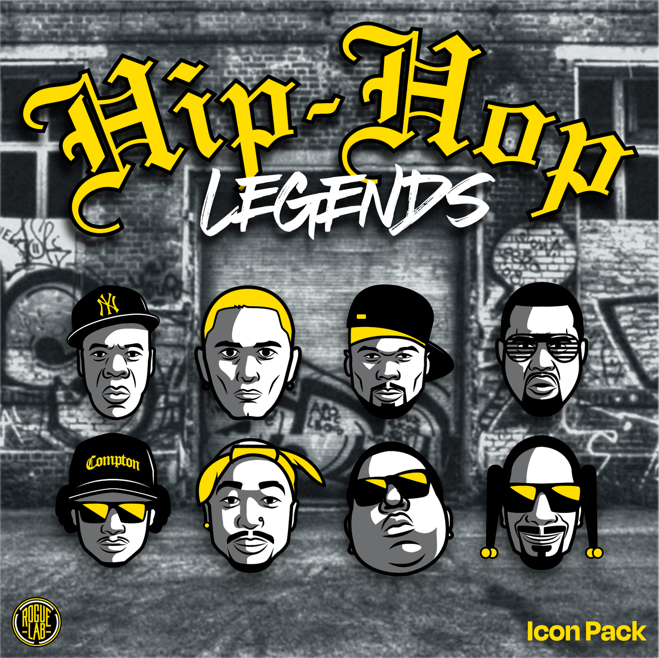 Hip Hop Legends Vector Pack – Rogue Lab