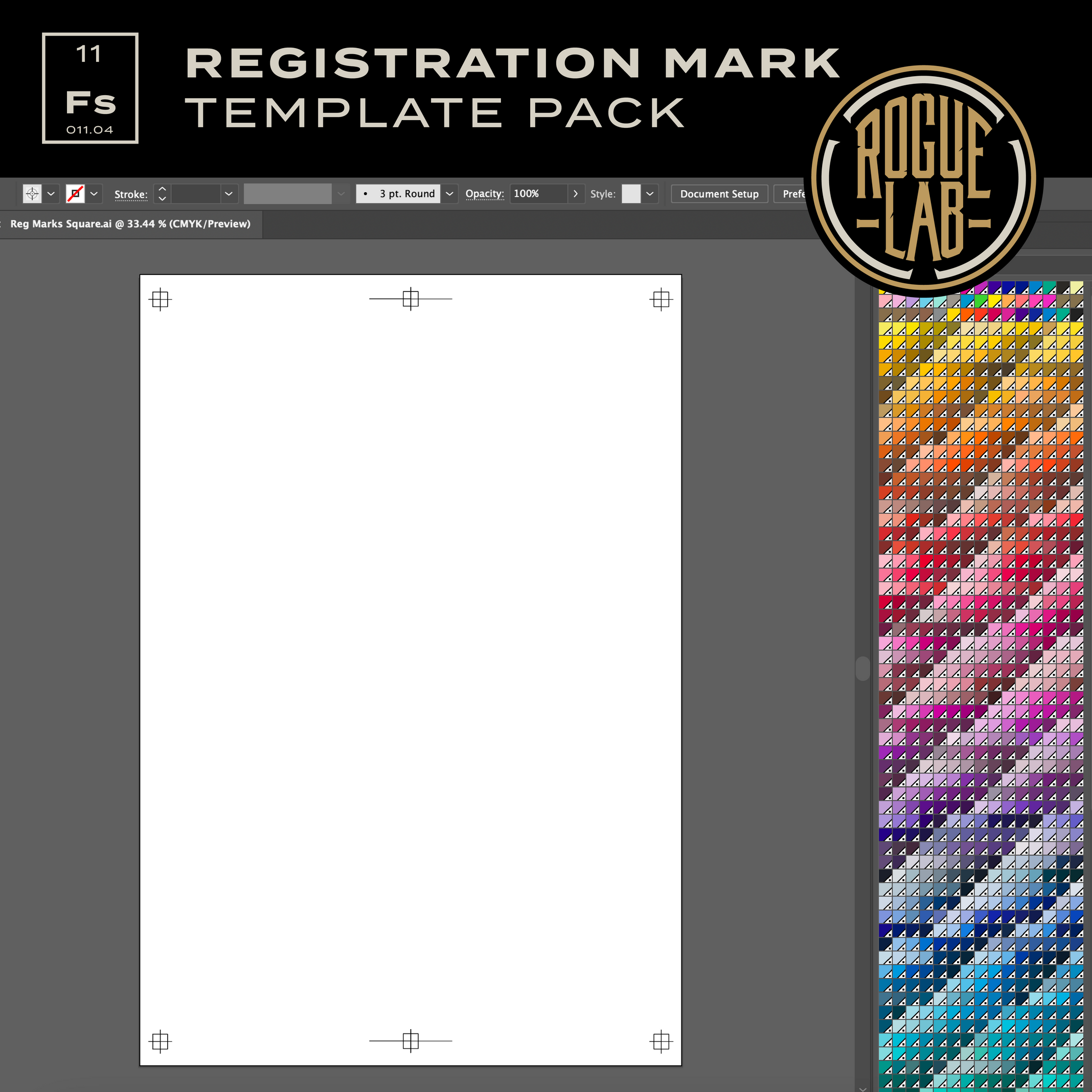 Free Registration Mark Template Pack – Rogue Lab