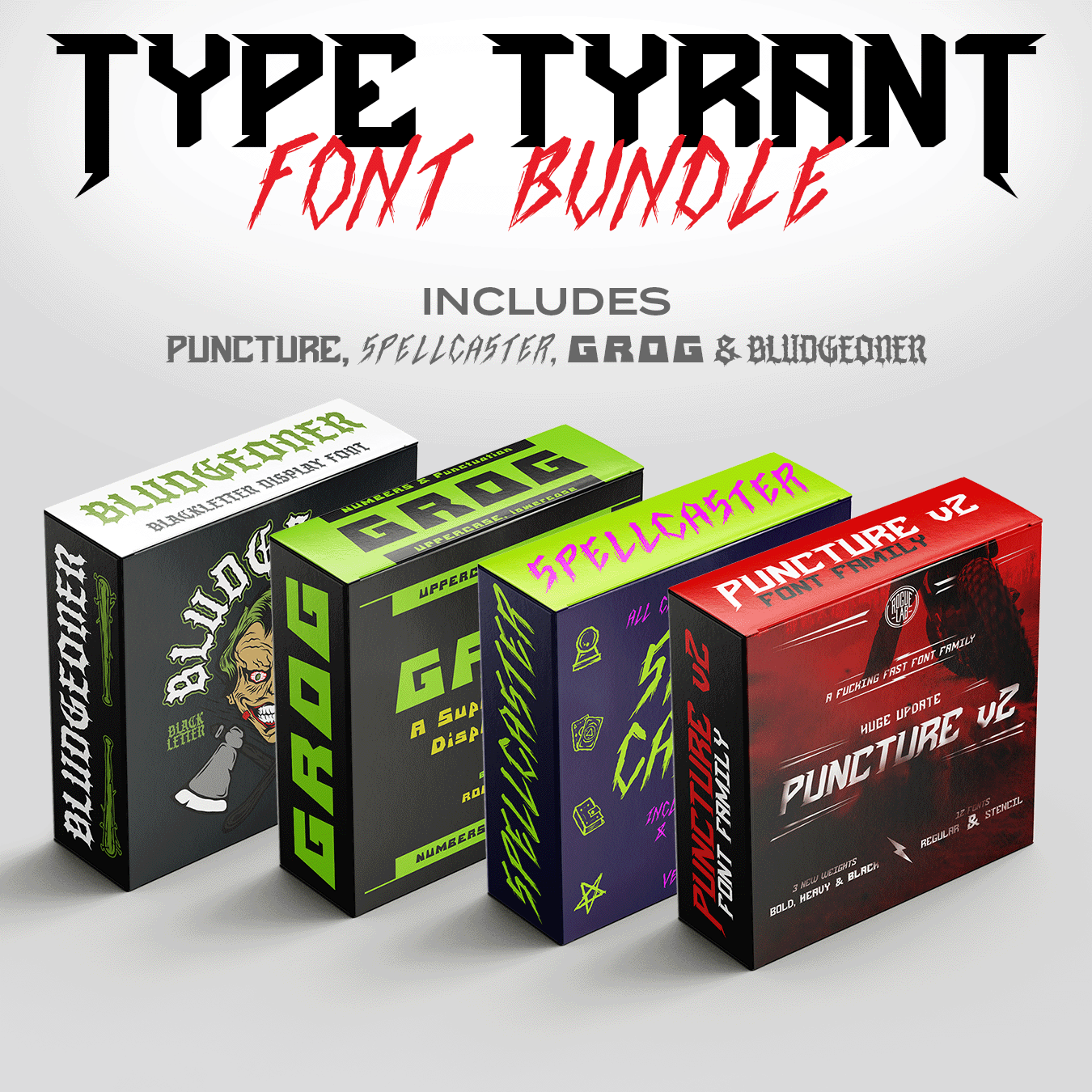 Type Tyrant Font Bundle – Rogue Lab