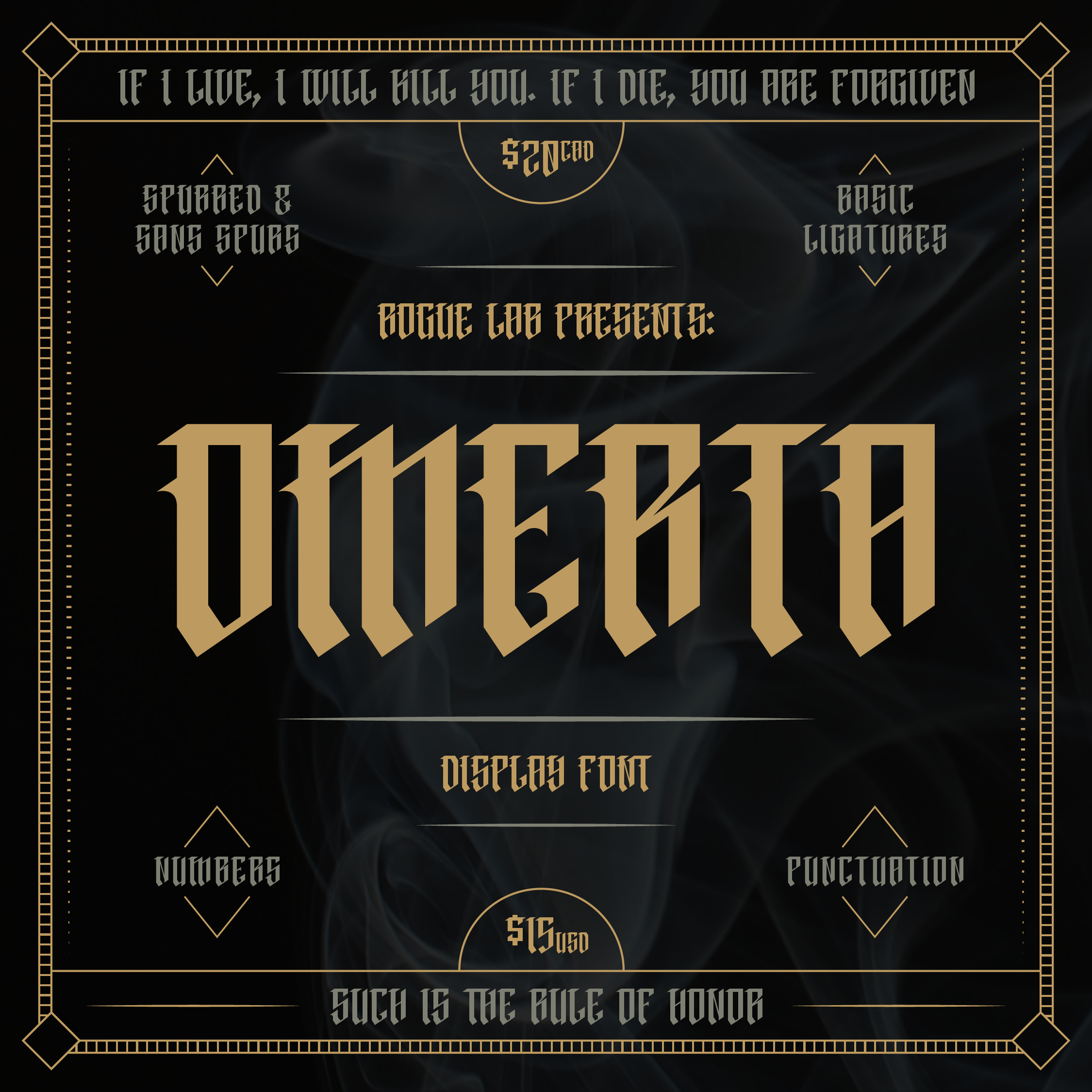 Omerta Font – Rogue Lab